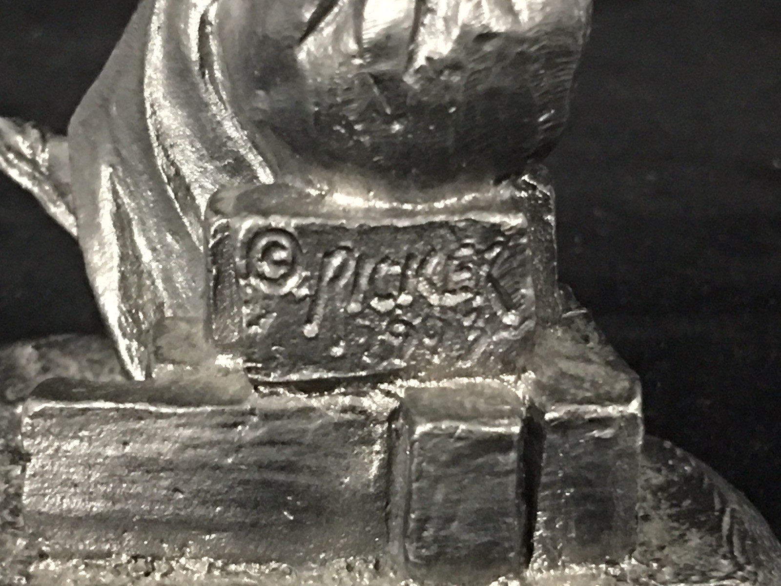 VTG Michael Ricker SAINT ANDREW Pewter Statue - Fishers of Men Jesus 12 ...
