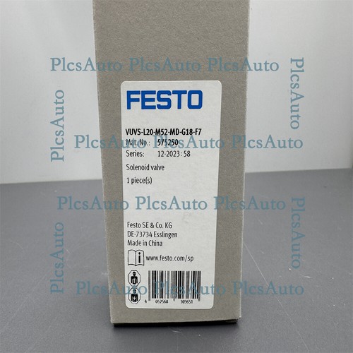 one new festo VUVS-L20-M52-MD-G18-F7 575250 solenoid valve spot stock ...
