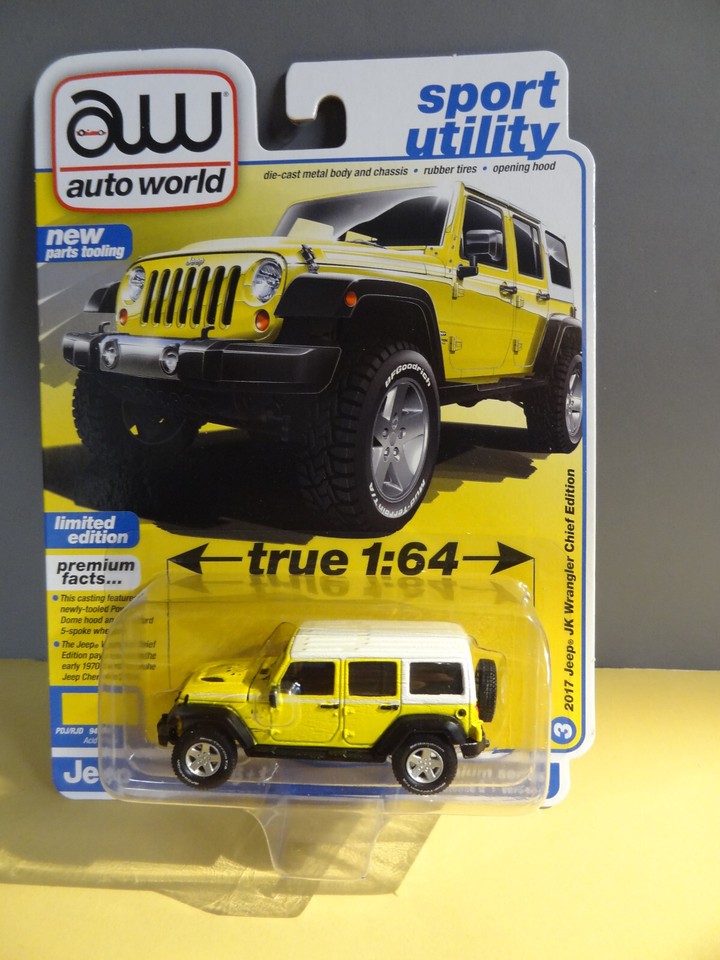 AUTO WORLD - SPORT UTILITY - YELLOW - 2017 JEEP JK WRANGLER CHIEF ...
