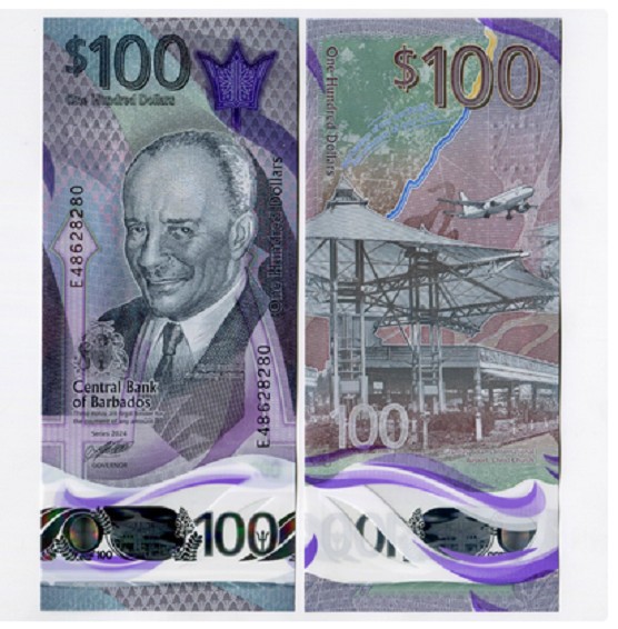 Barbados 100 Dollars 2024 Polymer P 85 UNC NEW Banknote | eBay