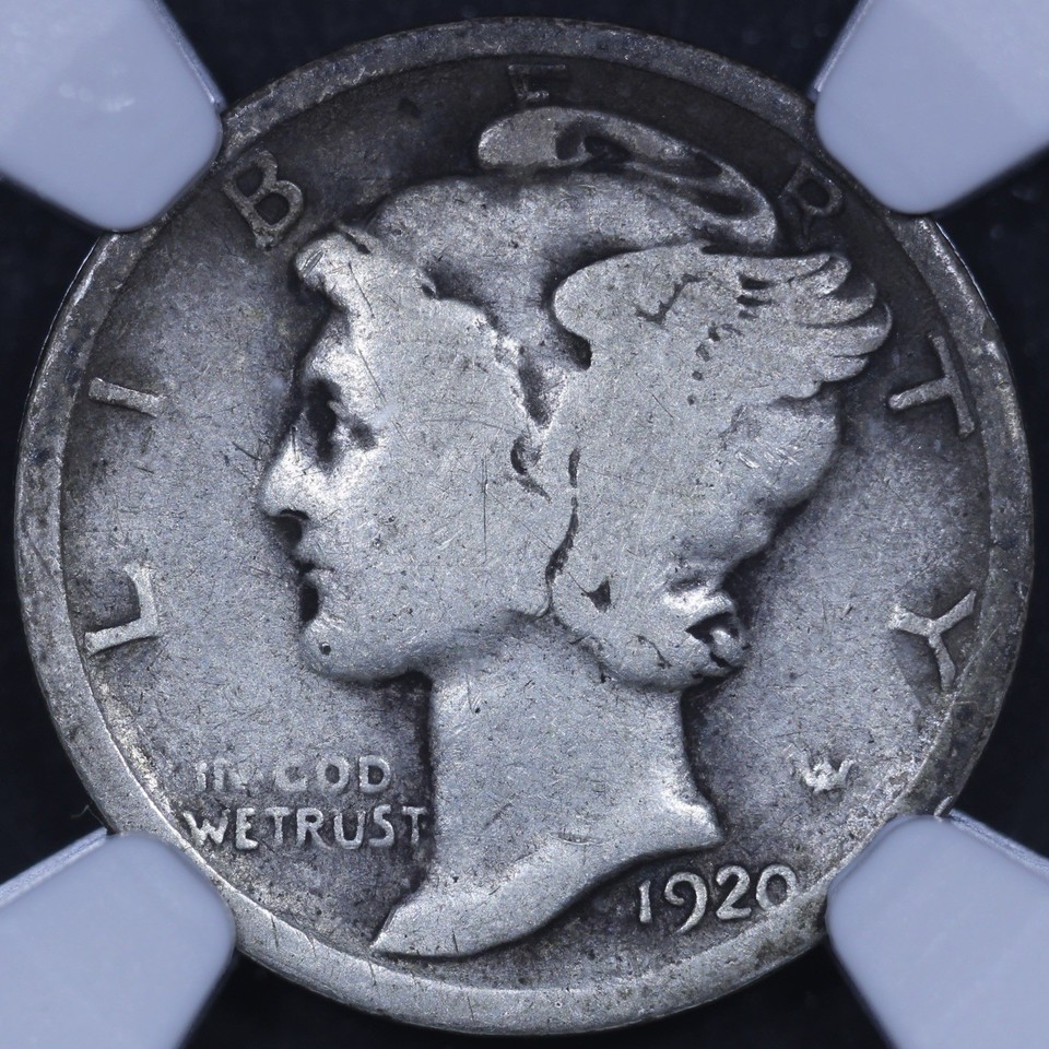 1920 Mercury Dime - 10c NGC G4 - Affordable Example! | eBay