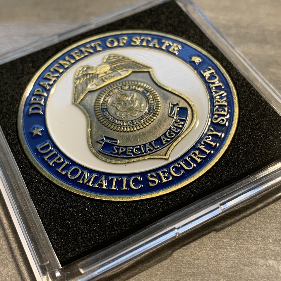DEPARTMENT OF STATE-US Diplomatic Security Service Bronze Plated ...