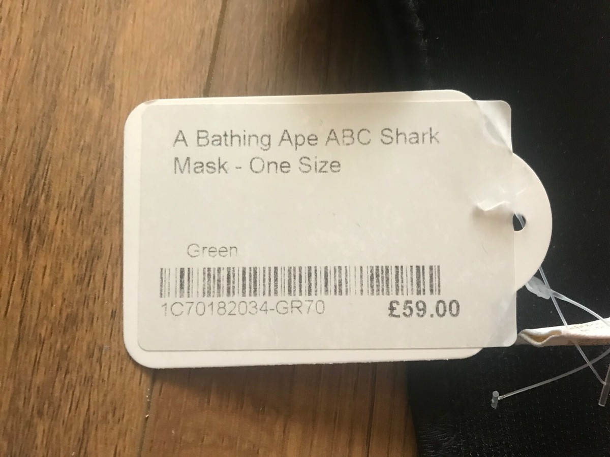 A Bathing Ape BAPE Camo ABC Shark Mask 100% Authentic (RARE A Bathing Ape BAPE Camo ABC Shark Mask 100% Authentic (RARE
