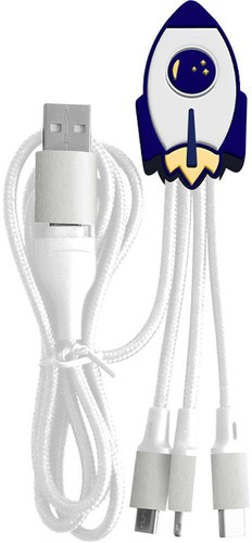 Cbl Andy USBA+C to USB-C/Micro/Light 1m Rocket Wh 3760309871684| eBay