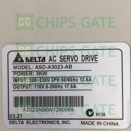 1PCS Used Delta 3KW server ASD-A3023-AB Tested in Good condition | eBay