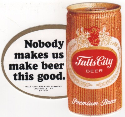 Falls City Brewing Co. Beer Advertisement Premium Brew Louisville KY | eBay