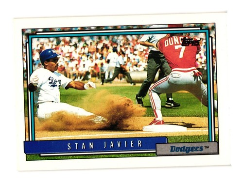 1992 Topps #581a Stan Javier Los Angeles Dodgers | eBay