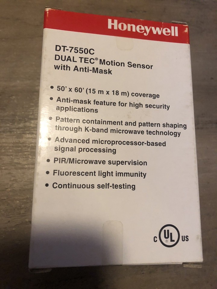 HONEYWELL DT-7550C DUAL TEC MOTION SENSOR DETECTOR NEW NIB | eBay
