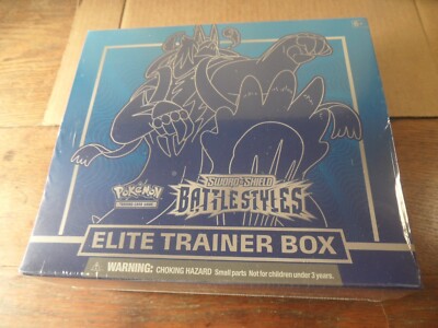 H-43 Pokemon Battle Styles Elite Trainer Box Rapid Strike Urshifu Blue ...