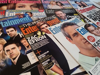 Lot of 17 ENTERTAINMENT WEEKLY Magazines (2008) HOUSE, Gossip Girl ...