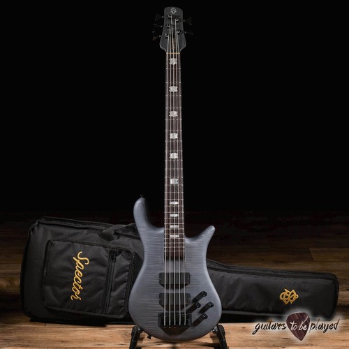 Spector Euro 5 LX 5-String EMG Bass Guitar – Trans Black Stain Matte | eBay