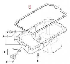 BMW 1 E87 Oil Sump Gasket 11137511224 Genuine for sale online | eBay