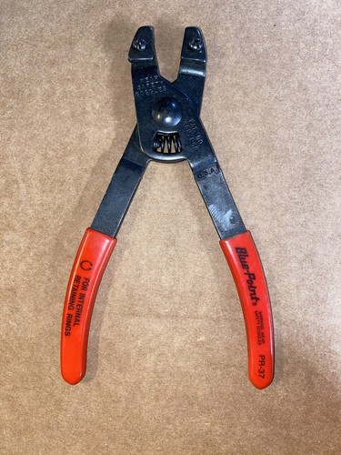 Blue Point PR-37 Internal Snap Ring Pliers RED HANDLE - "NO TIPS, PLIER ...