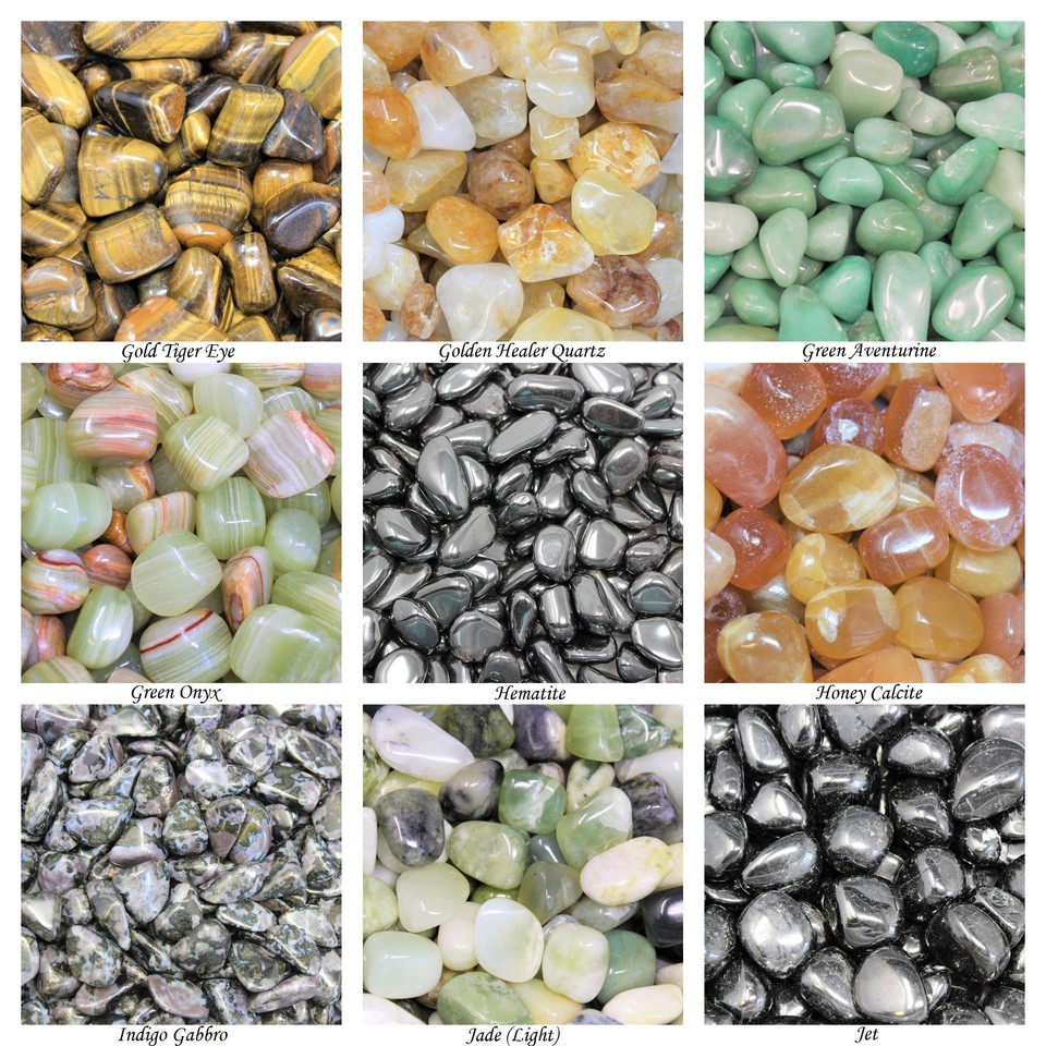 Tumbled Stones 1/4 lb (4 oz) Bulk Lot – Choose 130+ Crystal & Gemstone ...