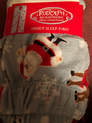 CHRISTMAS RUD0LPH THE RED NOSED REINDEER UNISEX SLEEP PANT X-LARGE, NEW ...