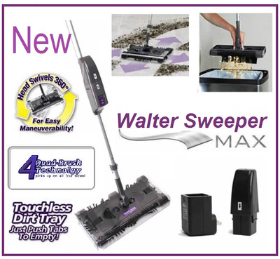 *Sweeper Max - New Latest Cordless swivel sweeper G9 Quad-Brush* | eBay ...