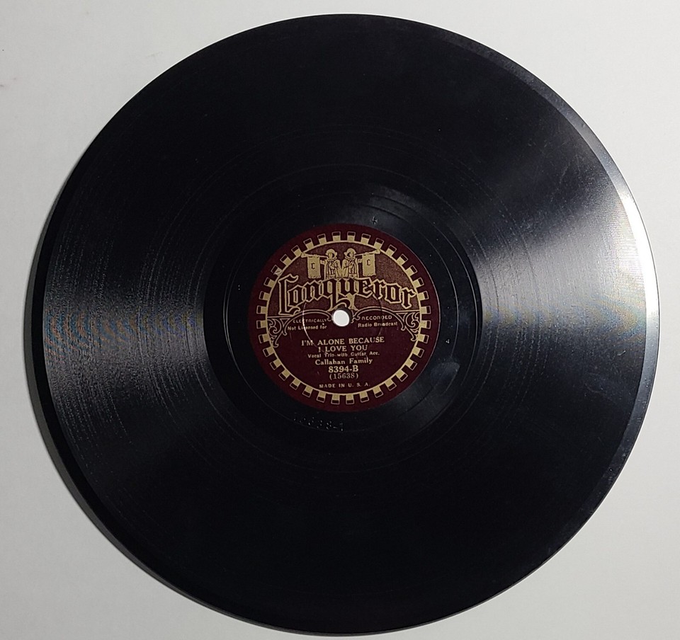 Callahan Family - Mother, Pal and Sweetheart, Conqueror 8394, Country ...