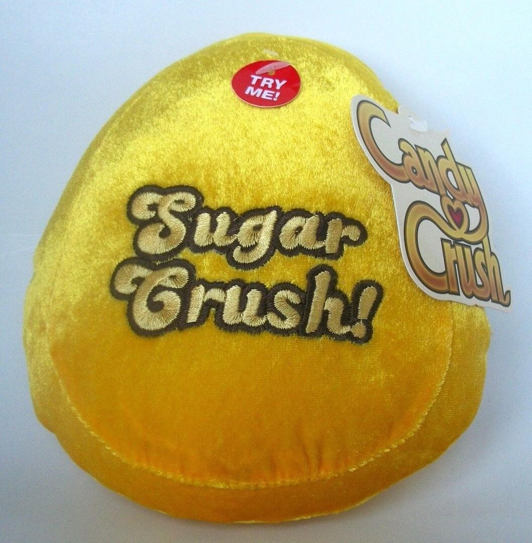 CANDY CRUSH SAGA SUGAR CRUSH PLUSH YELLOW 5.5" TALL | eBay