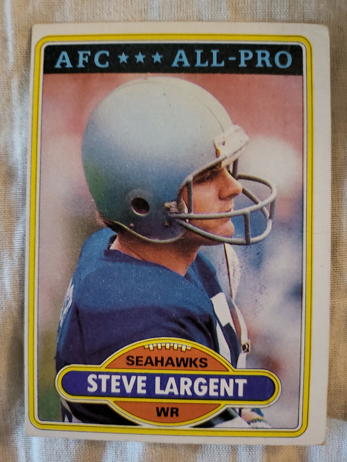 1980 Topps Steve Largent NRMT card #450 | eBay