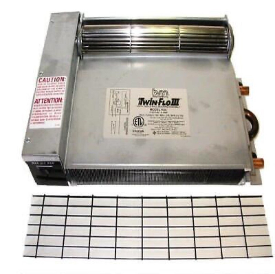 Turbonics 8,400-Btu Kick Space Heater 25"D W/ Built-In Fan Gently Blow ...