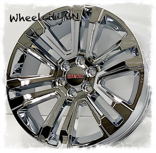 22" chrome OE 5822 replica wheels fits 2022 GMC Sierra 1500 Yukon ...