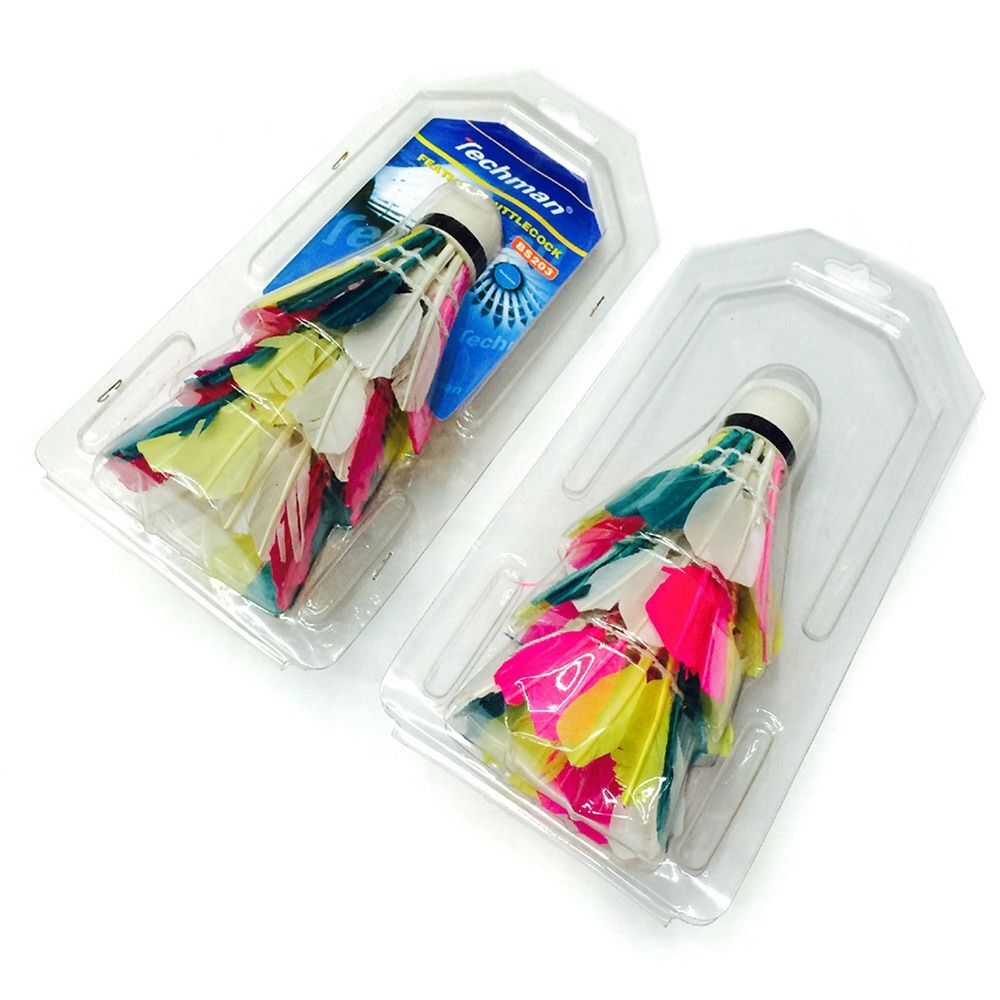 Head Windproof Training Supplies Colorful Shuttlecock Ball Feather ...
