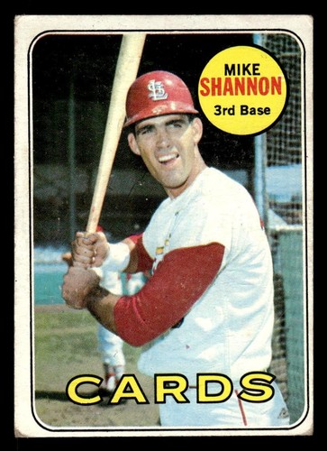 1969 TOPPS MIKE SHANNON 110 VG BASEBALL ST. LOUIS CARDINALS | eBay