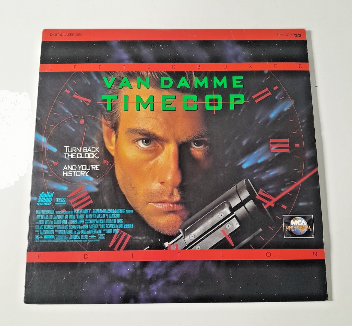 'Timecop' Widescreen Letter-Box LaserDisc (LD) Jean-Claude Van Damme Ron Silver 96894224264| eBay