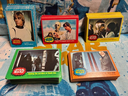 STAR WARS Topps 1977-79 SERIES One TWO Three FOUR Five TRADING Cards ...