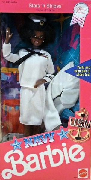 Mattel African American Navy Barbie Second Edition for sale online | eBay