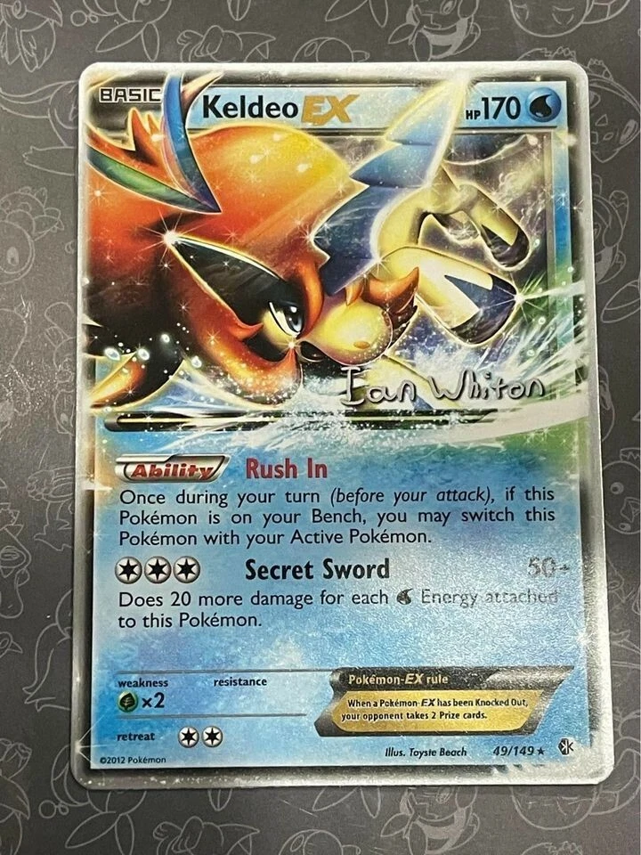Keldeo Pokemon Card Ex
