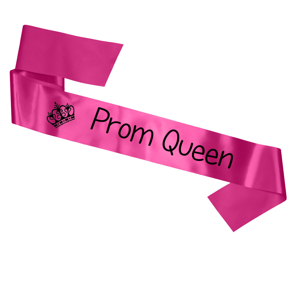 PROM KING PROM QUEEN SASH HIGH SCHOOL NIGHT LEAVERS DO GRADUATION ...