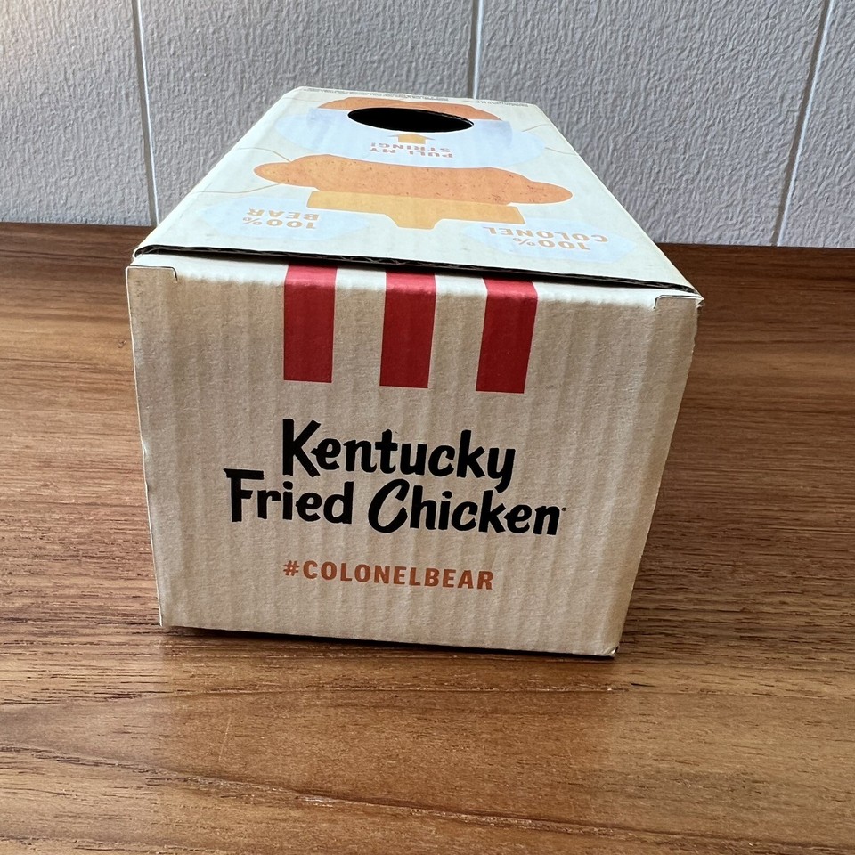 KFC Colonel Sanders Hot Honey Pull String Talking Bear with Box Rare ...