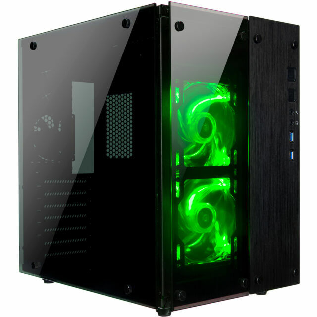 Rosewill CULLINAN Gaming Cube Computer Case - Green for sale online | eBay
