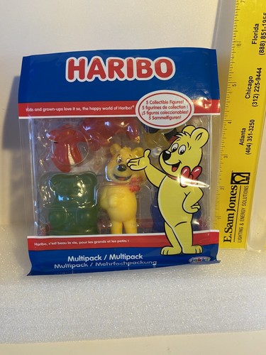 Haribo Multi Pack - Gummy Bears, Dino, Pineapple Rubbery Figures - 5 pc ...