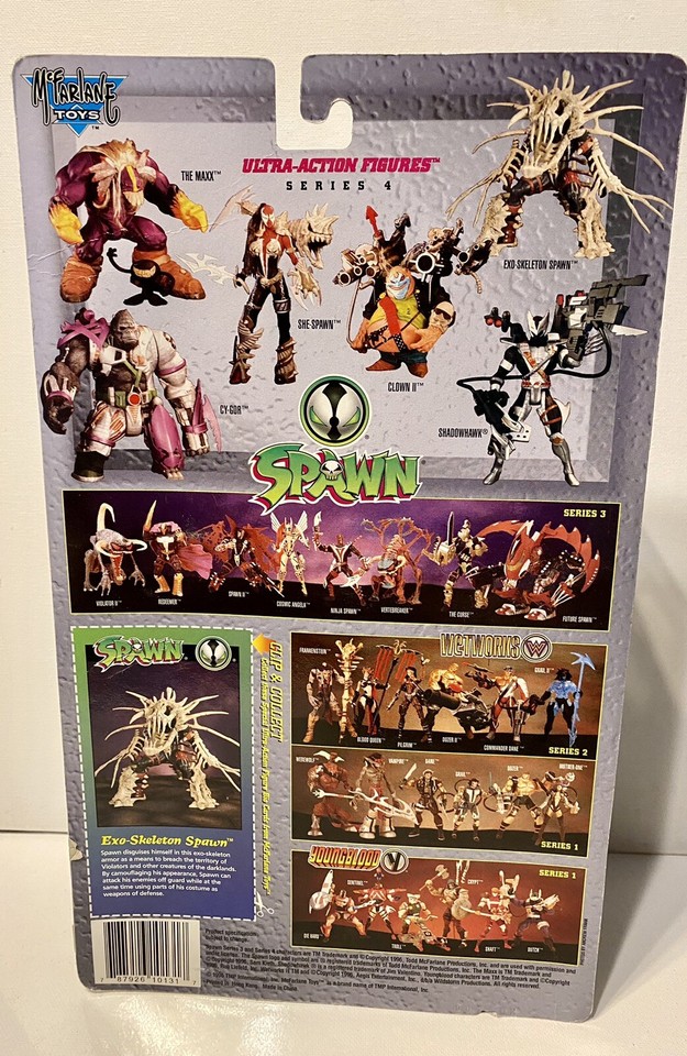 Todd McFarlane's Deluxe Edition Exo-Skeleton Spawn Ultra Action Figure 1996 NIB | eBay
