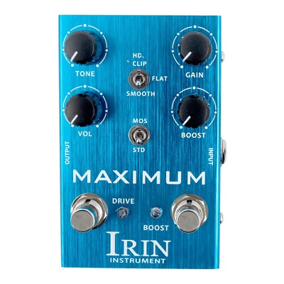 IRIN AN-41 Maximum Guitar Pedal - Mosfet Fulltone Full-Drive 2 Clone ...