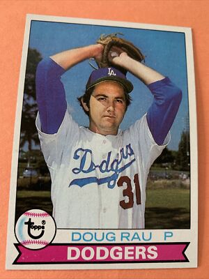 1979 Topps Baseball Card #347 Doug Rau. Los Angeles Dodgers NmMt Free ...