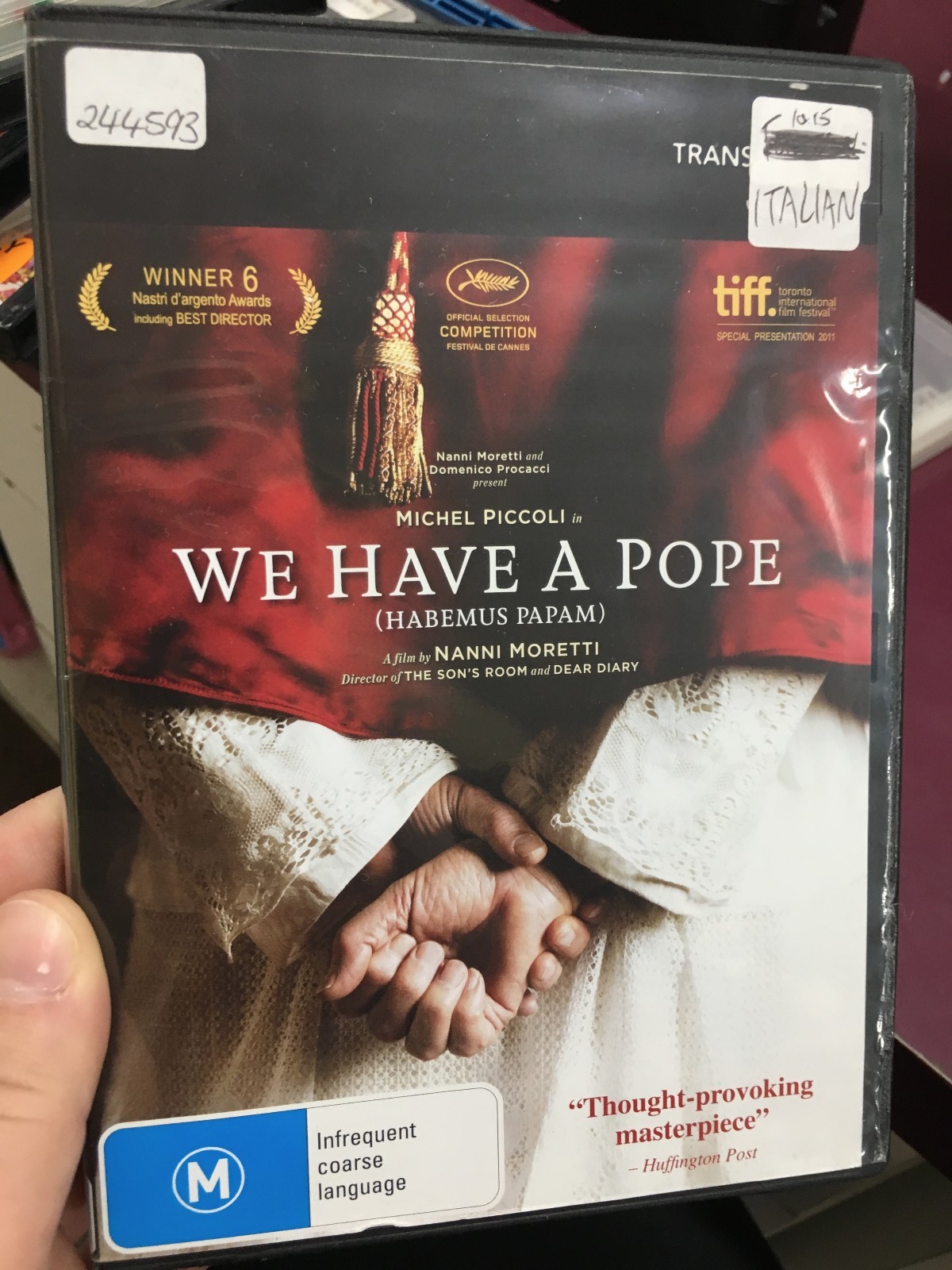 We Have A Pope ex-rental region 4 DVD (2011 Italian movie) ** RARE ...