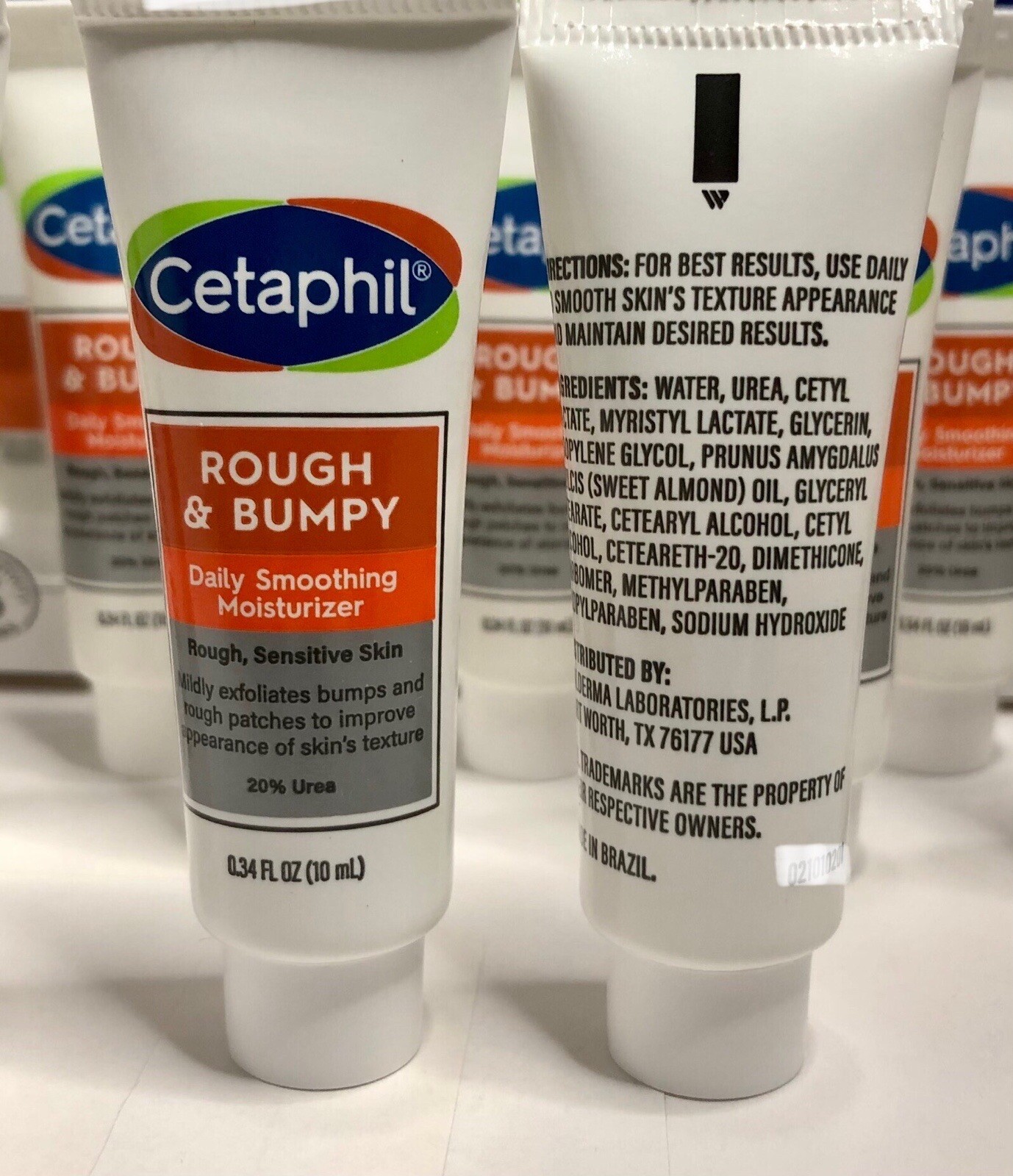 Cetaphil Rough & Bumpy Daily Smoothing Moisturizer Lot X 14 Travel Sz 0.34 oz Ea | eBay