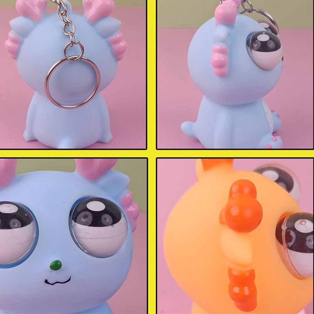 Creative Eye Popping Worm Keychain Big Eyeball Key Pendant All | eBay