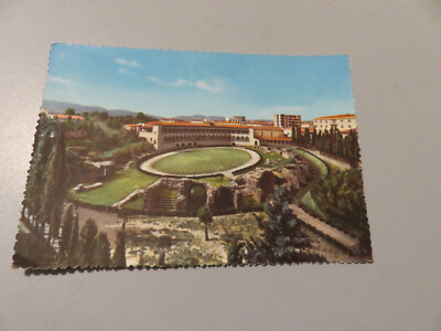CP Vintage Postcard Arezzo Roman Amphitheater Shipped 1959 | eBay UK
