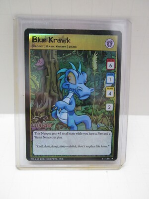 Neopets TCG Blue Krawk Release 21/100 Holo | eBay