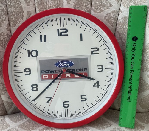 OFFICIAL FORD POWER STROKE DIESEL QUARTZ WALL CLOCK F-350 Super Duty ...