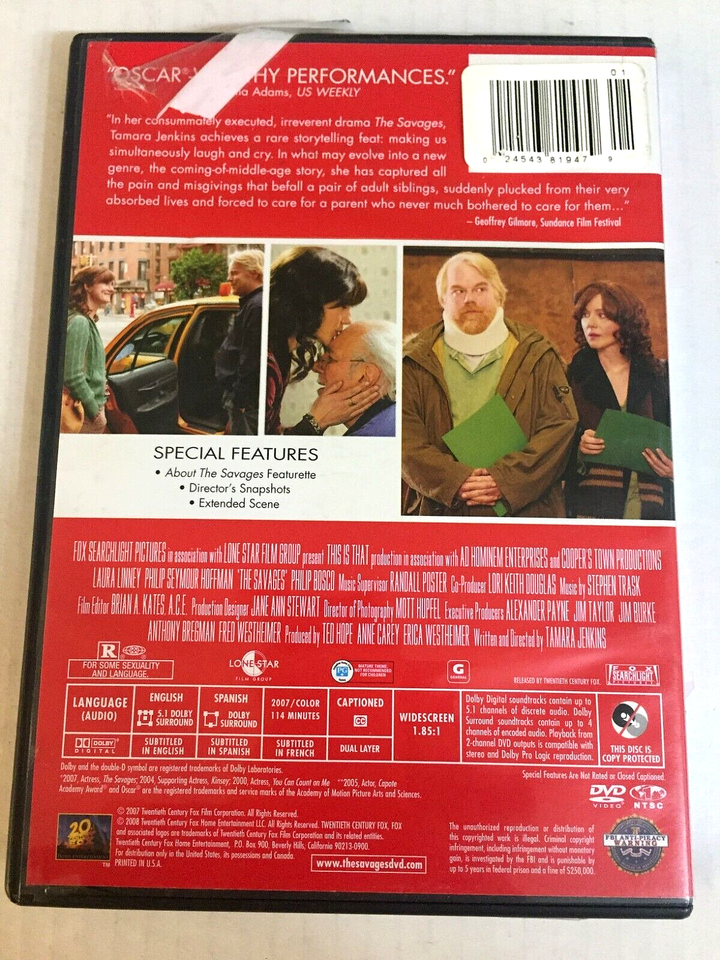 Savages DVD Laura Linney Ships Same Day With Tracking | eBay