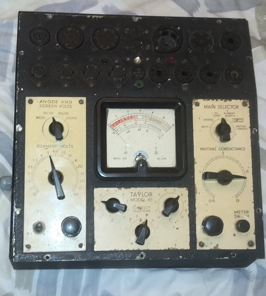 Taylor Model 45 Valve Tube Tester | eBay UK