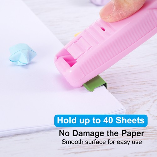 4.5" x 1" Clam Clip Dispenser, 2 Set Binder Clam, White & Sky Blue | eBay