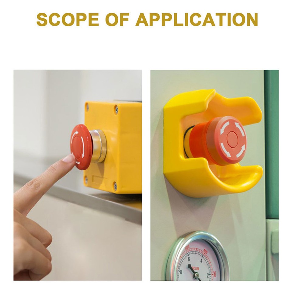 Emergency Stop Button Cover Switch Button Guard Button Protector Cover ...