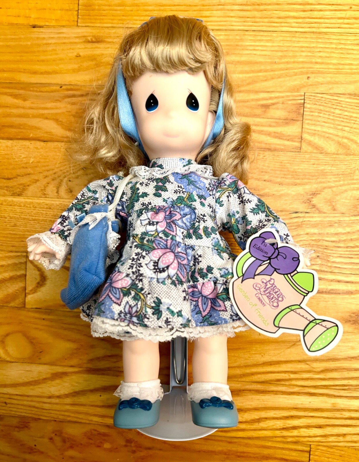 *VTG* 1996 NIB Precious Moments 1st Edition Garden of Friends Iris/May ...