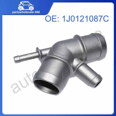 1J0121087C Aluminium Coolant Hose Connector For VW Golf Jetta Audi A3 ...